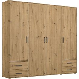 Rauch Drehtürenschrank »Kleiderschrank Schrank Garderobe Wäscheschrank VOYAGER« in 3 verschiedenen Ausstattungen BASIC/CLASSIC/PREMIUM, moderne...