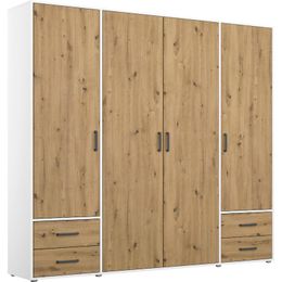 Rauch Drehtürenschrank »Kleiderschrank Schrank Garderobe Wäscheschrank VOYAGER« in 3 verschiedenen Ausstattungen BASIC/CLASSIC/PREMIUM, moderne...