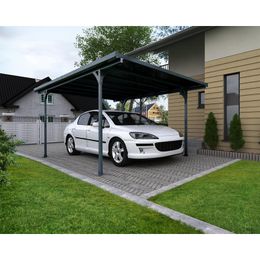 PALRAM - CANOPIA Einzelcarport &raquo;Verona&laquo; Aluminium 263 cm Anthrazit 100% UV-gesch&uuml;tzt Anthrazit