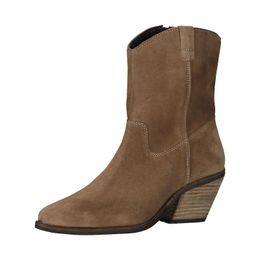 Lazamani Stiefelette »Stiefelette Leder« Taupe 39 39 Verschluss: Reißverschluss