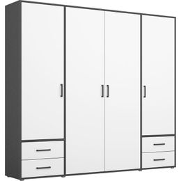 Rauch Drehtürenschrank »Kleiderschrank Schrank Garderobe Wäscheschrank VOYAGER« in 3 verschiedenen Ausstattungen BASIC/CLASSIC/PREMIUM, moderne...