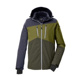 Killtec Skijacke »KSW 306 MN SKI JCKT« Trendiges Design, wasserdicht, atmungsaktiv tannengrün S S Herren Skijacke in Colourblock Design