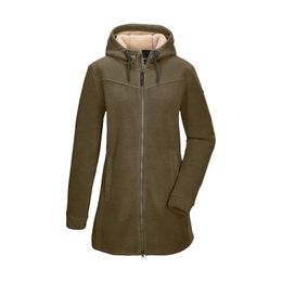 G.I.G.A. by Killtec G.I.G.A. DX BY KILLTEC Fleecejacke »GW 82 WMN FLC PRK« Fleeceparka mit Teddyfell, 2-Wege-Reißverschluss, verstellbare Kapuze schlamm 42 42 Damen...