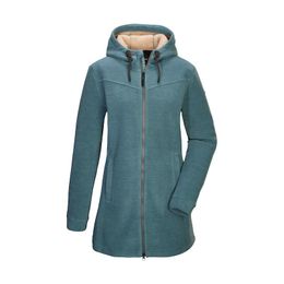 G.I.G.A. by Killtec G.I.G.A. DX BY KILLTEC Fleecejacke »GW 82 WMN FLC PRK« Fleeceparka mit Teddyfell, 2-Wege-Reißverschluss, verstellbare Kapuze jade 36 36 Damen...