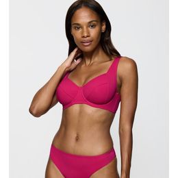 Triumph Damen B&uuml;gel-Bikini-Top &raquo;Summer Twist W 01&laquo; Minimizer - verkleinert die Brust optisch um eine Cup-Gr&ouml;&szlig;e lila 38, Cup E