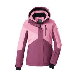 Killtec Skijacke »KSW 209 GRLS SKI JCKT« Mädchen-Skijacke: wasserdicht, atmungsaktiv, Colourblock-Design himbeere 128 128 Mädchen Skijacke mit...