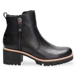 Panama Jack Winterstiefelette, Boots, Profilsohle, Warmfutter, Reißverschlüsse, mit Anziehlasche schwarz 38 38 Klassische Stiefelette für die...