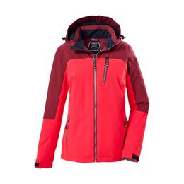Killtec Outdoorjacke »KOW 459 WMN JCKT« Wasser- und winddicht, atmungsaktiv, Colourblock-Design, PFAS-frei rot 40 40 Damen Funktionsjacke mit...