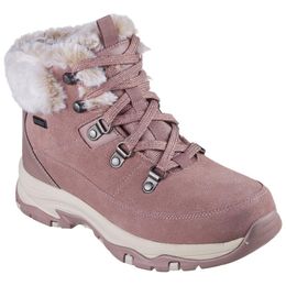 Skechers Winterboots »TREGO« Chunky Boots, Freizeitschuh, Winterstiefel mit Plateausohle mauve 41 41 Modische Schnürboots für die kalte Jahreszeit