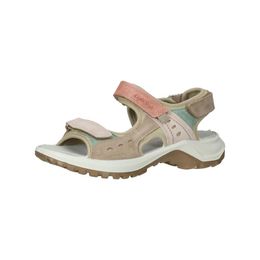 IMac Mokassin »Sandalen Veloursleder« Taupe 42 42 Verschluss: Schlupfschuh