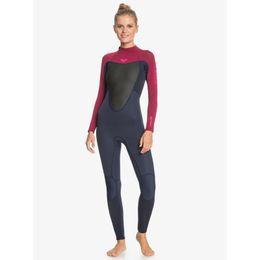 Roxy Neoprenanzug &raquo;3/2mm Prologue&laquo; Dark Navy/Burgundy L170-175cm59-68kg L170-175cm59-68kg Freemax-Neopren an Torso und Beinen mit...