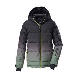 Killtec Skijacke »KSW 382 BYS SKI QLTD JCKT« Wasserabweisende, winddichte Winterjacke mit regulierbarer Kapuze olivgrün 140 140 Jungen...