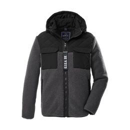 G.I.G.A. by Killtec G.I.G.A. DX BY KILLTEC Funktionsjacke &raquo;GW 130 MN JCKT&laquo; Wasserabweisende Hybridjacke mit Teddy-Optik und abnehmbarem Logo anthra XXL XXL Herren...