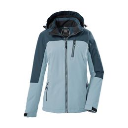 Killtec Outdoorjacke »KOW 459 WMN JCKT« Wasser- und winddicht, atmungsaktiv, Colourblock-Design, PFAS-frei hellblau 46 46 Damen Funktionsjacke mit...