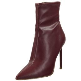 Steve Madden High-Heel-Stiefelette »Stiefelette Lederimitat« Bordeaux 42 42 Verschluss: Reißverschluss
