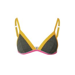 Banana Moon Bikinitop Damen Größe 75 blau / safran / khaki / pink