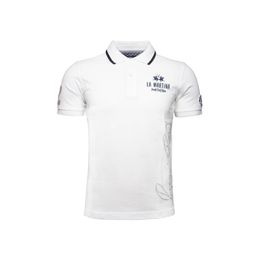La Martina Poloshirt Herren Größe M navy / weiß