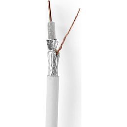 Nedis Antennenkabel auf Rolle 4G / LTE Secure 75 Ohm 3-fach geschirmt ECA 25.0 m Koax (75 dB, Antennenkabel), Antennenkabel