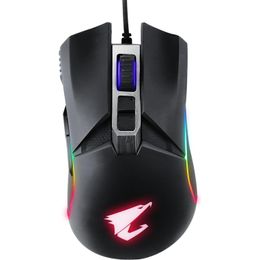 Gigabyte Aorus M5 (Kabelgebunden), Maus, Schwarz