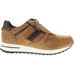 Damen Sneaker mit Wechselfußbett camel Größe 39