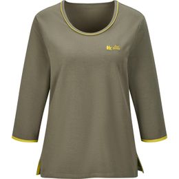 feel good Damen Shirt khaki, Gr&ouml;&szlig;e 52/54