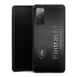 DeinDesign Galaxy S20 FE 5G Handy Silikon H&uuml;lle Case schwarz Handyh&uuml;lle Official Licensed Product Eintracht Braunschweig Logo