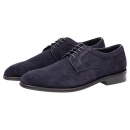 JOOP! JOOP Herren Schn&uuml;rschuh "velluto kleitos lace up yc4", Gr. 45, blau, Rindsleder, Schuhe, Business Schuh, Anzugschuh in elegantem Look