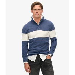 Superdry Men's Classic Rugby Halbzip-oberteil Marineblau - Gr&ouml;&szlig;e: Xxl 1040607500842F4Q005