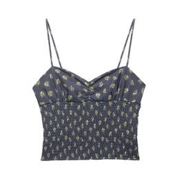 Pull&Bear Pull&bear Top 'PACIFIC' Damen Gr&ouml;&szlig;e S navy / gelb / gr&uuml;n / altrosa