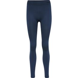 Hummel Sporthose 'First' Damen Gr&ouml;&szlig;e XL/XXL dunkelblau / schwarz