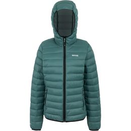 Regatta Hooded Marizion Damen Steppjacke dunkelgrün 38 - Damenjacken