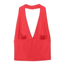 Pull&Bear Pull&bear Top Damen Gr&ouml;&szlig;e M blutrot