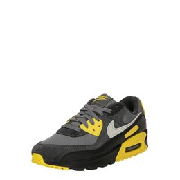 Nike Sportswear Sneaker 'AIR MAX 90' Herren Größe 45.5 gelb / grau / hellgrau / schwarz