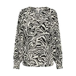 PART TWO Bluse 'Tennie' Damen Größe M schwarz / weiß