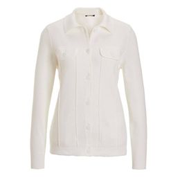 GOLDNER Strickjacke Damen Gr&ouml;&szlig;e L wei&szlig;