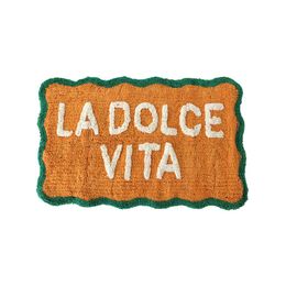 Kersten Badematte ''La Dolce Vita'' in Orange - (L)50 x (B)80 cm - 14% | Heimtextilien-badematten