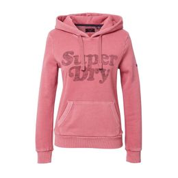 Superdry Sweatshirt 'Cooper' Damen Größe L burgunder / pastellrot