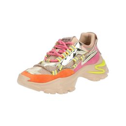 Steve Madden Sneaker Damen Gr&ouml;&szlig;e 38 beige / orange / pink / silber