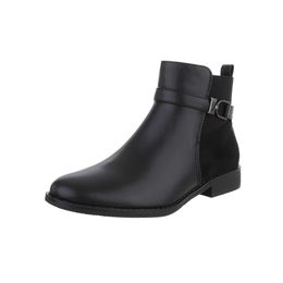 Ital-Design Stiefelette in Schwarz | Gr.: 38