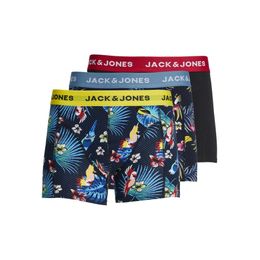 Jack & Jones Jack & Jones Trunks 3er Pack 'Flower Bird' in mehrfarbig | Gr.: XXL