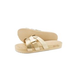 flip*flop Flip Flop Hausschuh "toscany" in gold | Gr.: 40