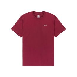 T-Shirt Element "Element Co", Herren, Gr. S, zinfandel, 100% Baumwolle, Shirts T-Shirt