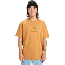 Quiksilver Herren T-Shirt "Cl Skipping Stones"almond, Gr. XL, 100% Baumwolle, Shirts