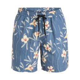 Boardshorts Quiksilver "Everyday Straight Volley 17"", Herren, Gr. L, china blau dusty floral, 100% Polyester, Hosen