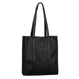 Gabor Shopper »Elfie« aus fein genarbtem, glattem Kunstleder und mit einem Logo Rubber Patch black