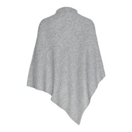 Pieces Strickponcho »PCFORTUNA HIGH NECK PONCHO NOOS BC« Medium Grey Melange 0 Praktischer Poncho von Pieces