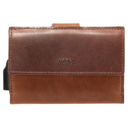 JOOP! Kartenetui »loreto c-three e-cage sv8f« aus Leder darkbrown