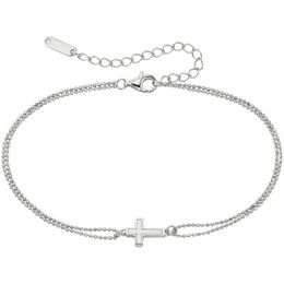 Aniston Jewelry & Watches Damen Aniston JEWELRY & WATCHES Armband &raquo;Schmuck Geschenk Armband mit Kreuz&laquo; silber