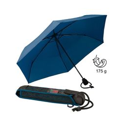 Euroschirm Taschenregenschirm »light trek ultra, marine« besonders leicht, kompakte Größe marine