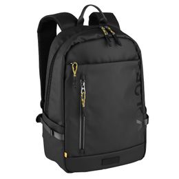 Camel Active Rucksack »Explore« wasserabweisendes recyceltes Nylon und reflektierende Reißverschlüsse schwarz B/H/T: 33 cm x 43 cm x 14 cm B/H/T:...